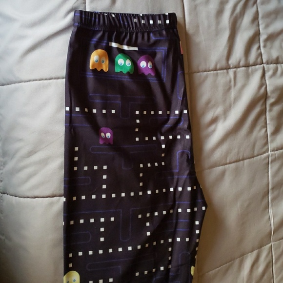 Pants & Jumpsuits | Womens Pacman Cartoon Game 3d Print Design Plus S ...